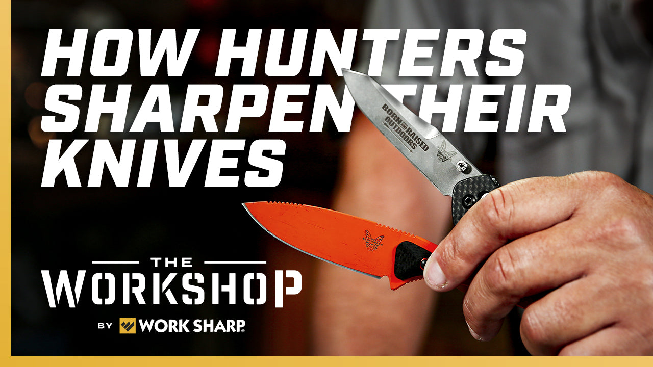 How to Sharpen a Hunting Knife with Born and Raised Outdoors – Work Sharp