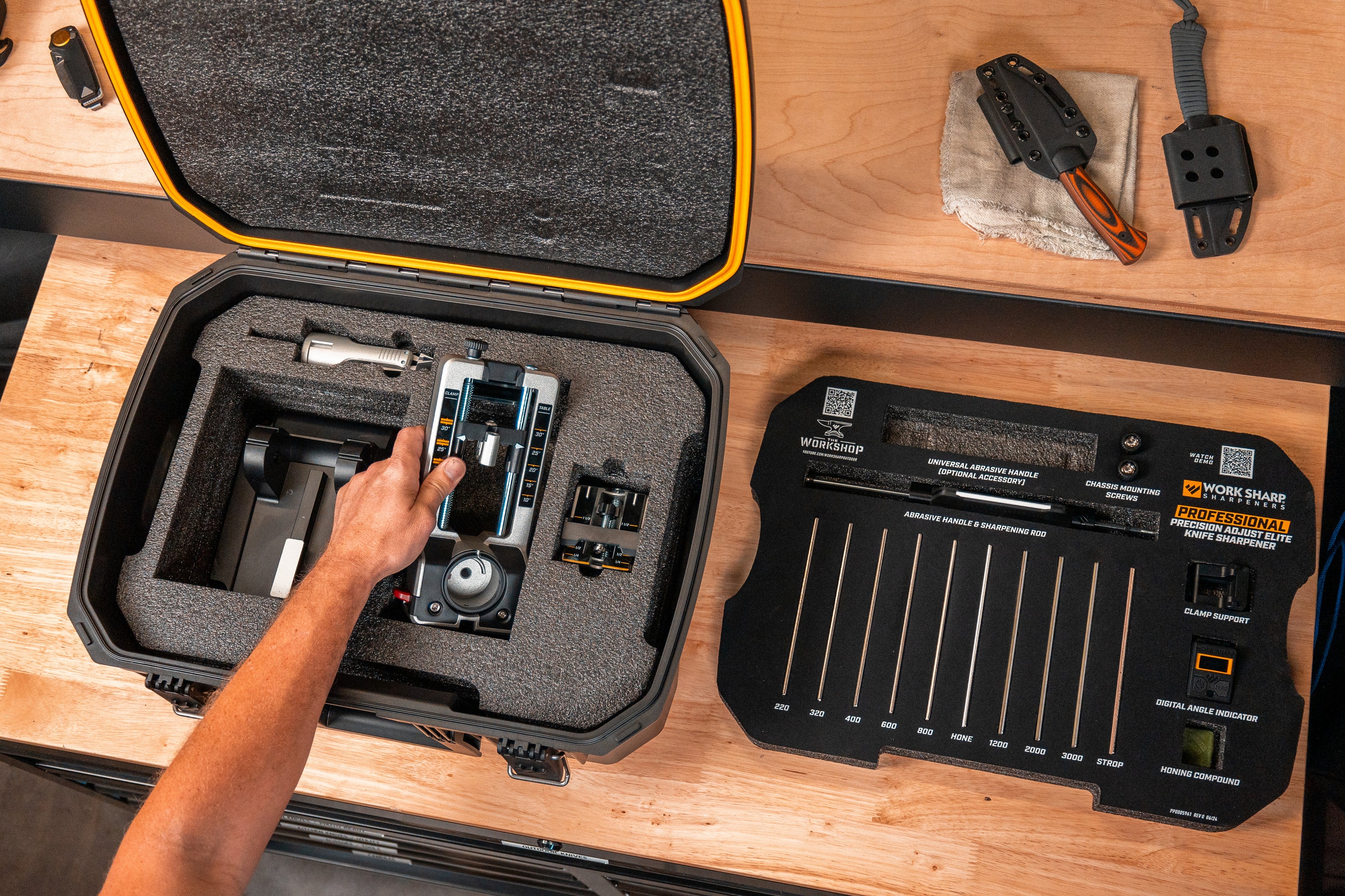 Professional Precision Adjust™ Elite Knife Sharpener – Work Sharp