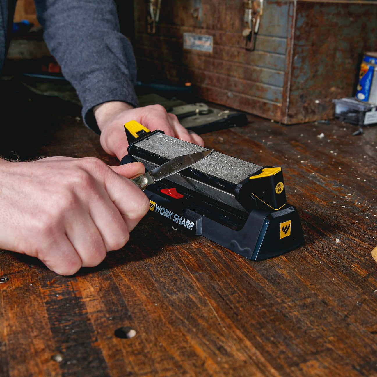 Benchstone™ Knife Sharpener – Work Sharp