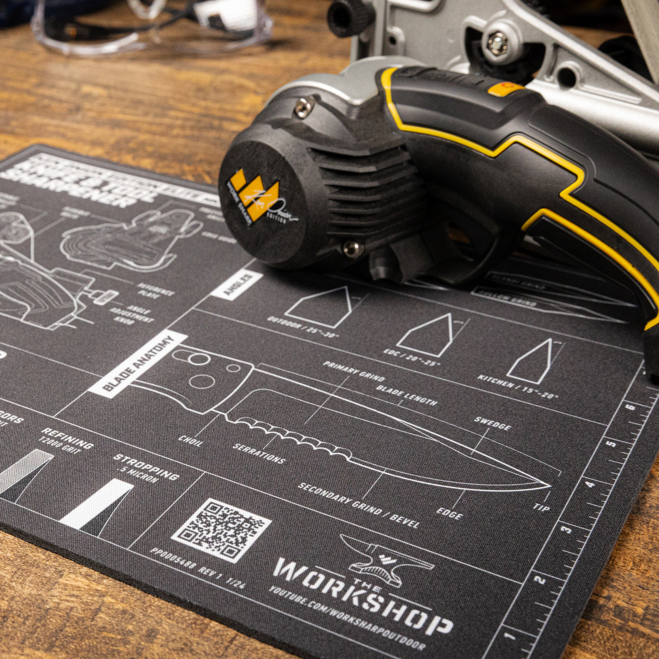 The Ken Onion Edition Knife & Tool Sharpener Mk.2™ Shop Mat – Work Sharp