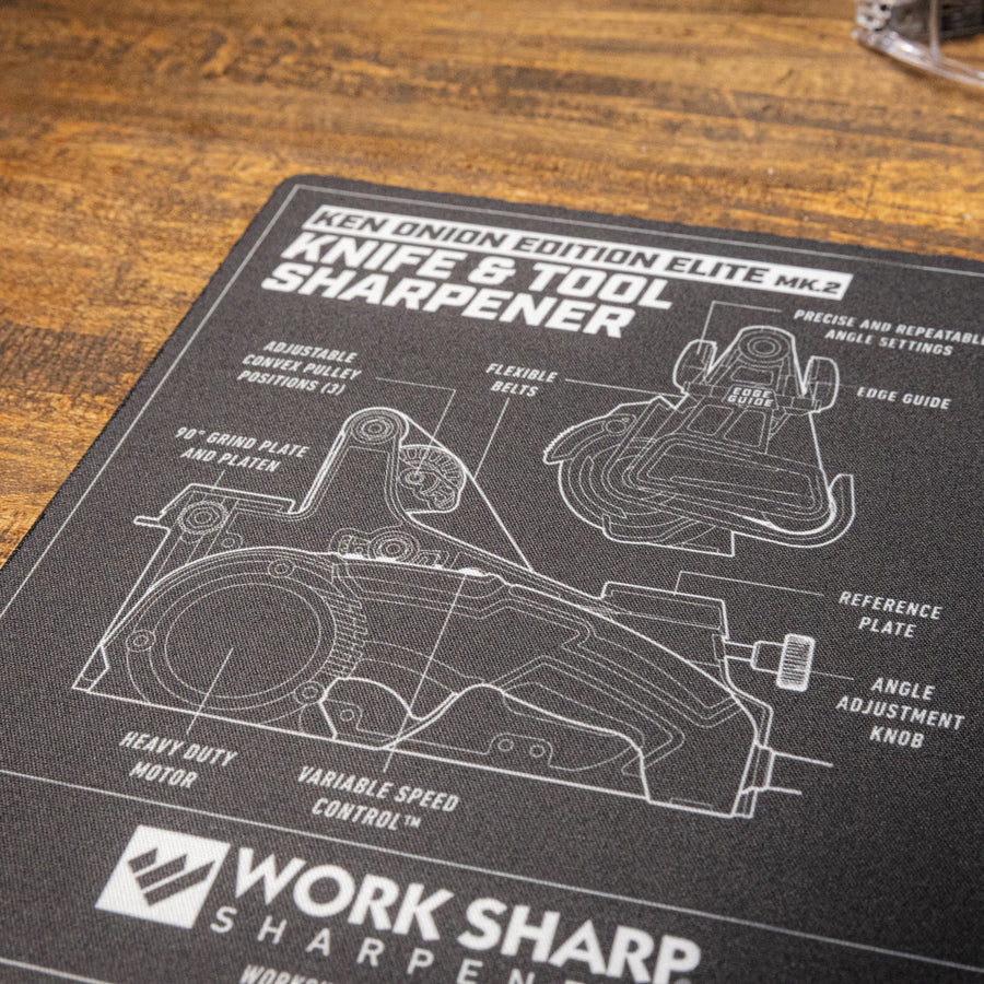 The Ken Onion Edition Knife & Tool Sharpener Mk.2™ Shop Mat – Work Sharp