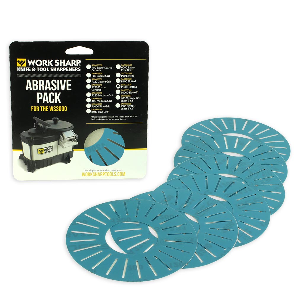 WS3000 P1200 Edge-Vision Abrasive Disc Bulk Pack – Work Sharp